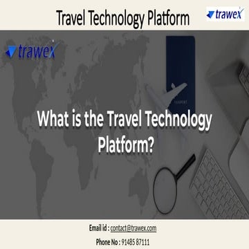 Travel Technology Platform | Travel Technology Services | PPTX