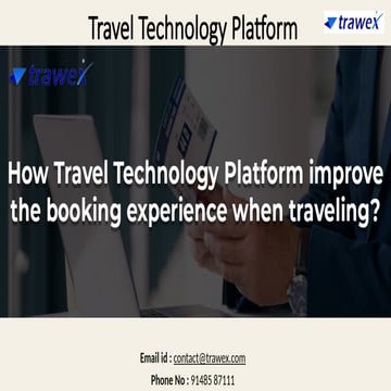Travel Technology Platform | Travel Technology Services | PPTX
