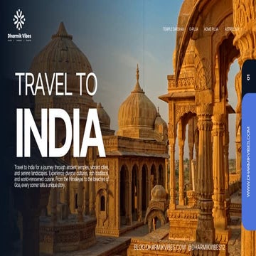 Explore Indian Heritage & Culture - Travel | PDF
