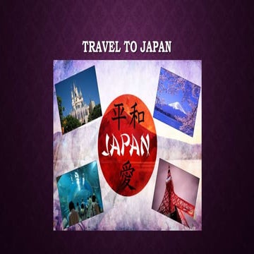 Travel to japan | PPTX | Food & Drink