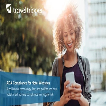 ADA Compliance for Hotels - Travel Tripper | PPT