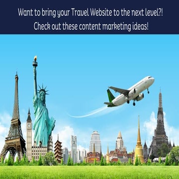 Want to bring your Travel Website to the next level?! Check out these ...