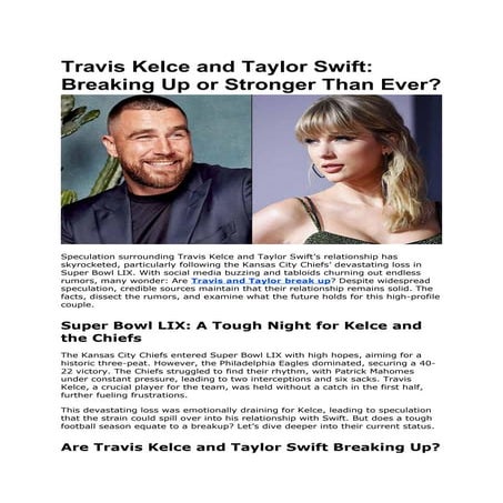 Travis Kelce and Taylor Swift_ Breaking Up or Stronger Than Ever.docx