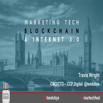 Travis Wright - Marketing Tech, Blockchain & Internet 3.0 | PDF