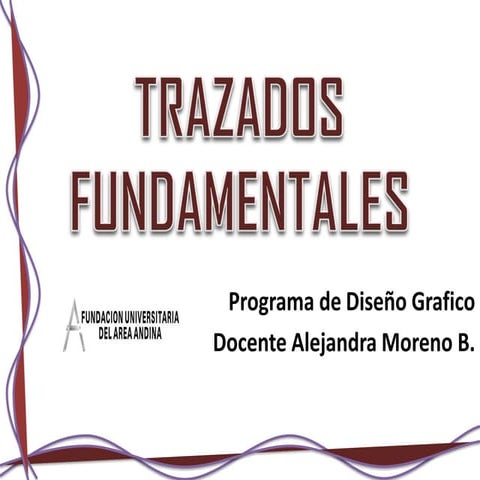 Trazados fundamentales clase 4 | PDF
