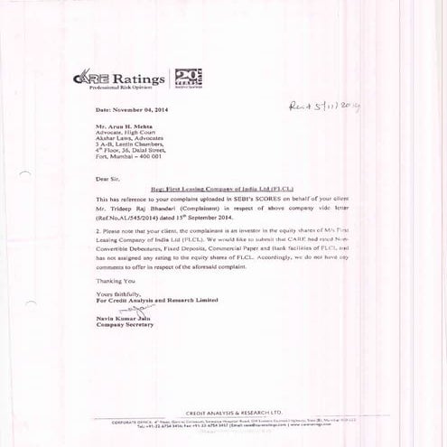 Rbi vigillance letter | PDF