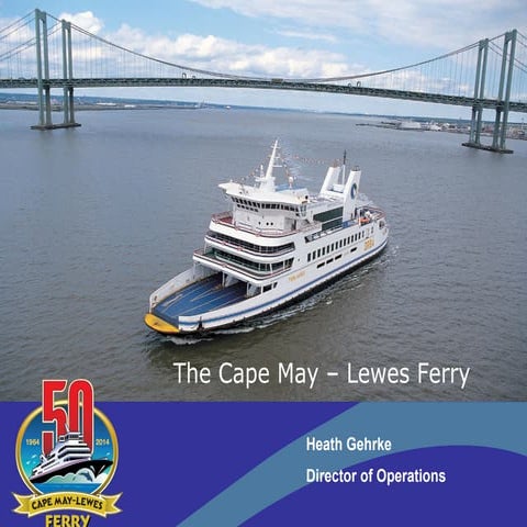 Trb ferry cmte (6 23-14) - cape may-lewes ferry | PDF