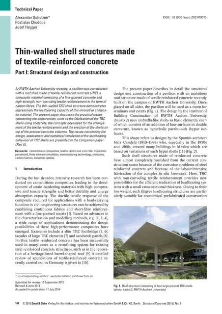 Shell Structures | PDF