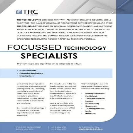 TRC Technology | PDF
