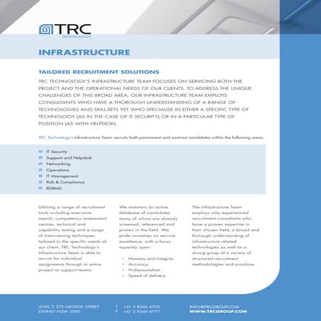 TRC Technology Infrastructure | PDF