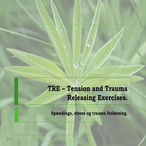 Tre tension and trauma releasing exercises.