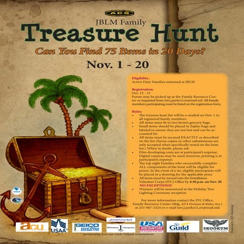 Treasure hunt flyer 12 | PDF
