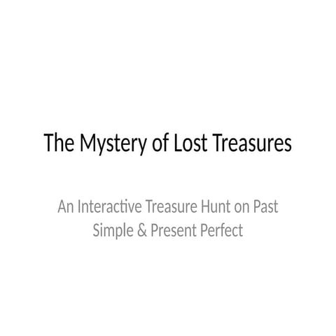 Treasure_Hunt_Grammar_Enhanced.pptxjbkkhhjvjvvcj | PPT