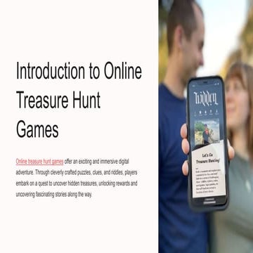 Treasure Hunt Puzzles, Treasure Hunt Puzzles online | PPTX