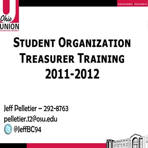 Treasurer training 2011 2012 | PDF