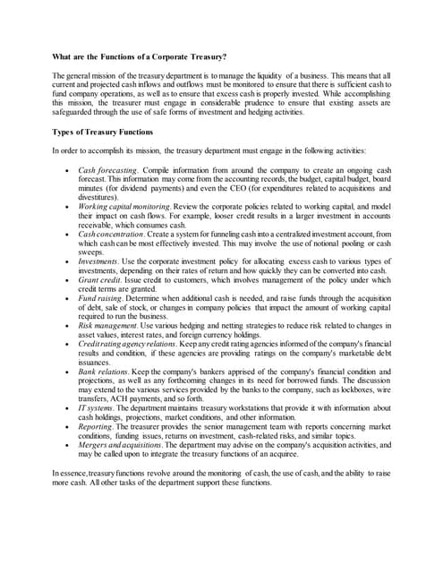 SAP TRM (Treasury and Risk Management) Training PPT | PPT