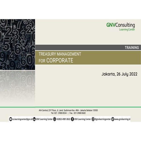 Chapter 2 Organization Structure of a Treasury | PPTX