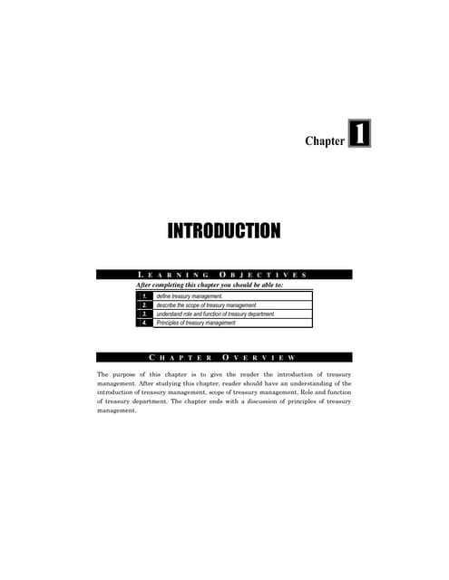 Chapter 2 Organization Structure of a Treasury | PPTX