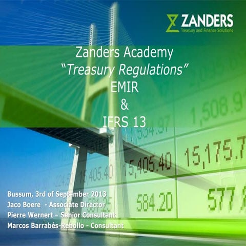 European Market Infrastructure Regulation (EMIR) - New EU Rules on ...