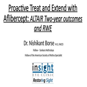 Treat and Extend with Aflibercept and RWE PPT .pptx