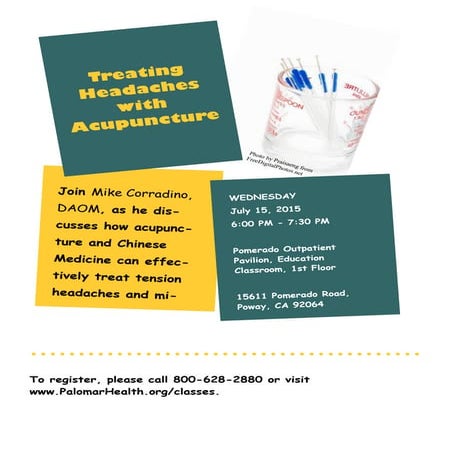 Treating Headaches with Acupuncture | PDF