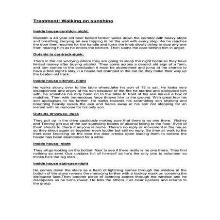 Gombie trailer script | DOCX