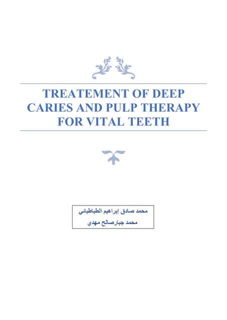 CVEK,S PULPOTOMY | PPTX