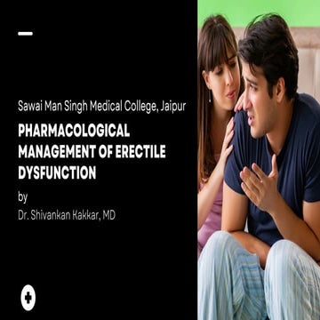 Pharmacological Management of Erectile Dysfunction | PDF