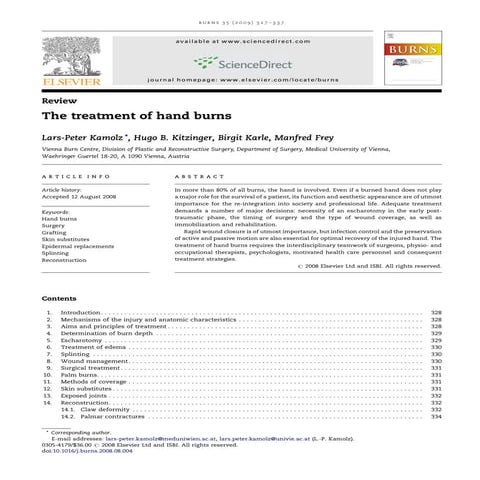 Burns - Before and After | PPTX