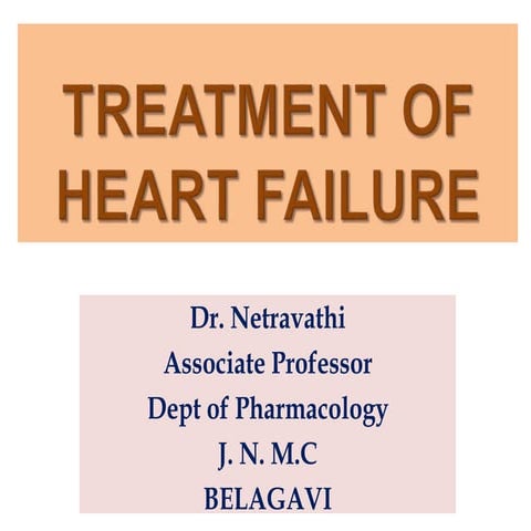 Congestive heart failure. PPT presentation | PPTX