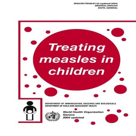 Treatment of measles for children | PDF