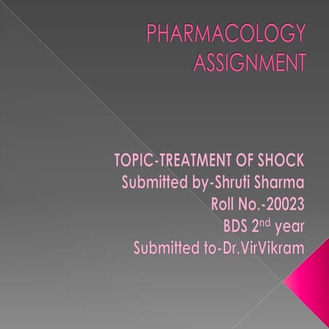 treatment of shock.pdf | First Aid | Injuries