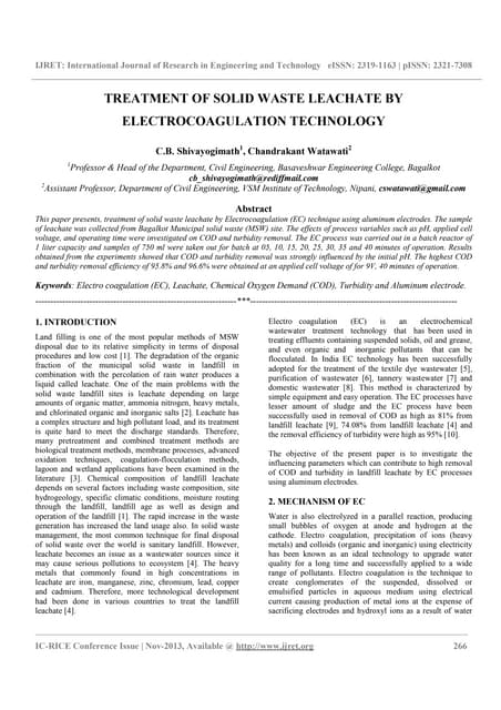 Treatment Methods For Radionuclide Removal | PPT