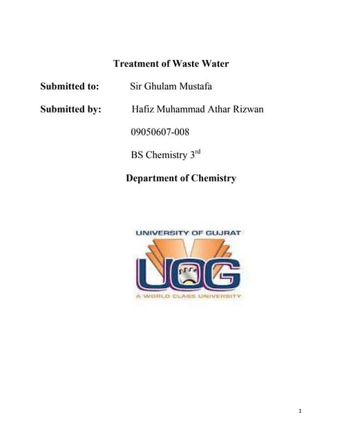 Water treatment-WATER TREATMENT PROCESS-OZONISATION AND UV APPLICATION ...