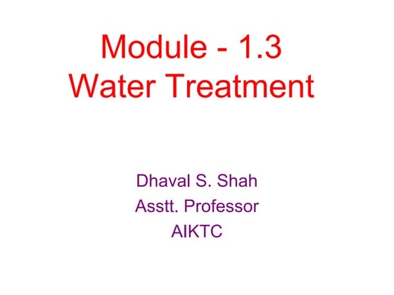 Aeration and Types of Aerators | PPT