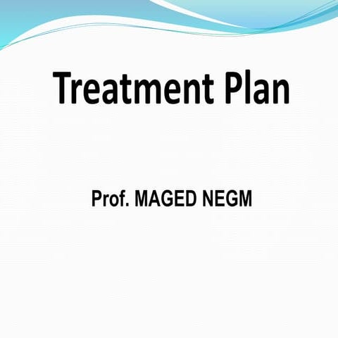 Treatment plan | PPTX