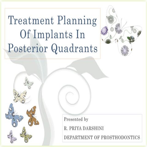 Treatment planning of implants in posterior quadrants.pptx
