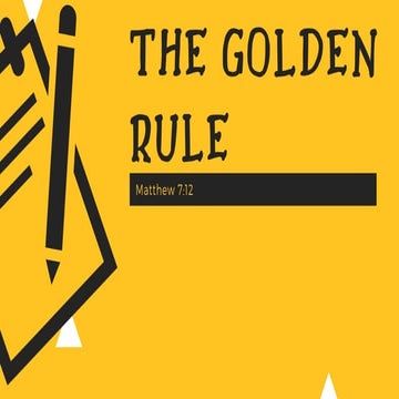 The Golden Rule | PPTX