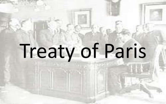 Treaty of paris | PPT
