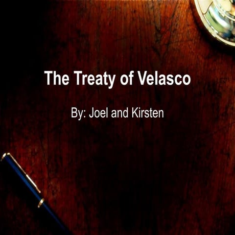 Treaty Of Velasco | PPT | Death, Injury, or Military Conflict ...