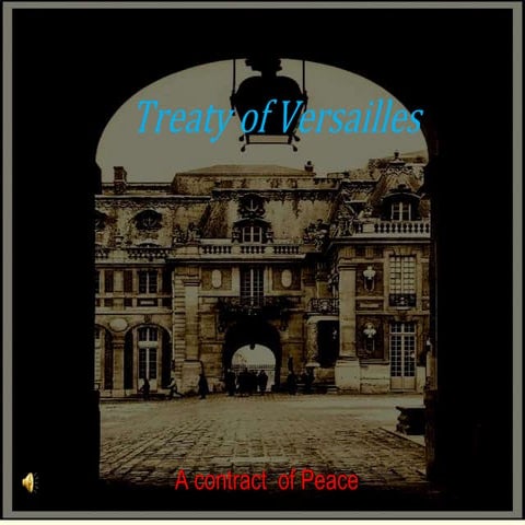 Treaty Of Versailles | PPTX