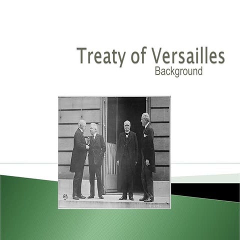 Treaty of Versailles Exercise | PPT