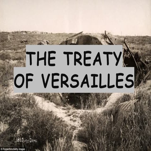 Week 7 - The Effects of the Treaty of Versailles | PPTX
