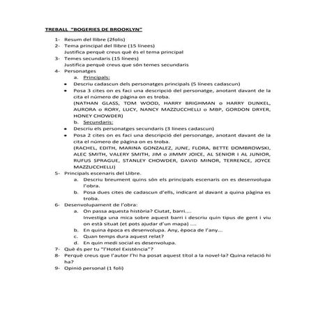Treball bogeries de brooklin- | DOCX