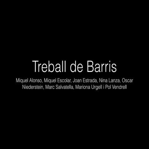 Treball de barris | PDF