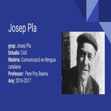 Josep Pla | PDF
