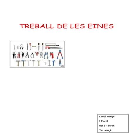 Treball de les eines | PDF