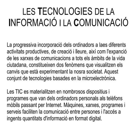 Curs d'iniciació a la informàtica, 1a sessió | PDF