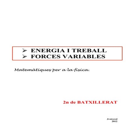 Treball forces variables | PDF