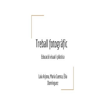 Treball fotogràfic (1) | PPTX